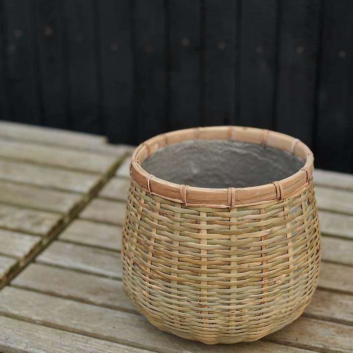 Delaney Bamboo Plant Pot | Outdoor & Indoor | Abigail Ahern