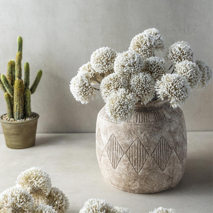 Allium Cream Bunch | Faux Botanicals | Abigail Ahern